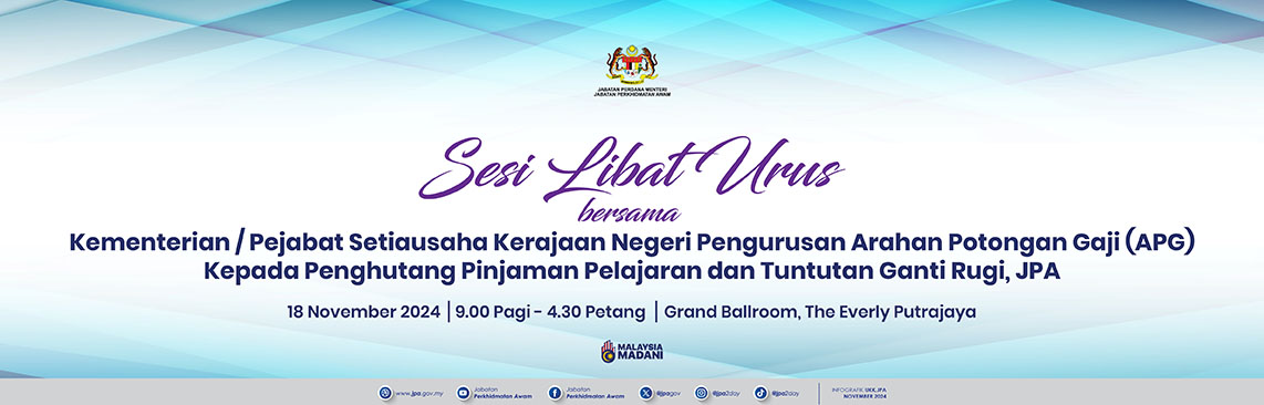 Portal Rasmi Jabatan Perkhidmatan Awam - Utama