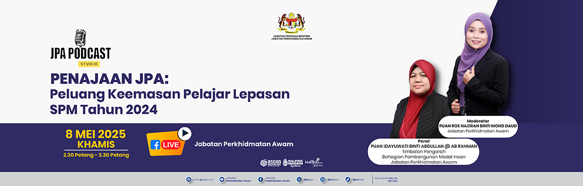 Portal Rasmi Jabatan Perkhidmatan Awam - Utama