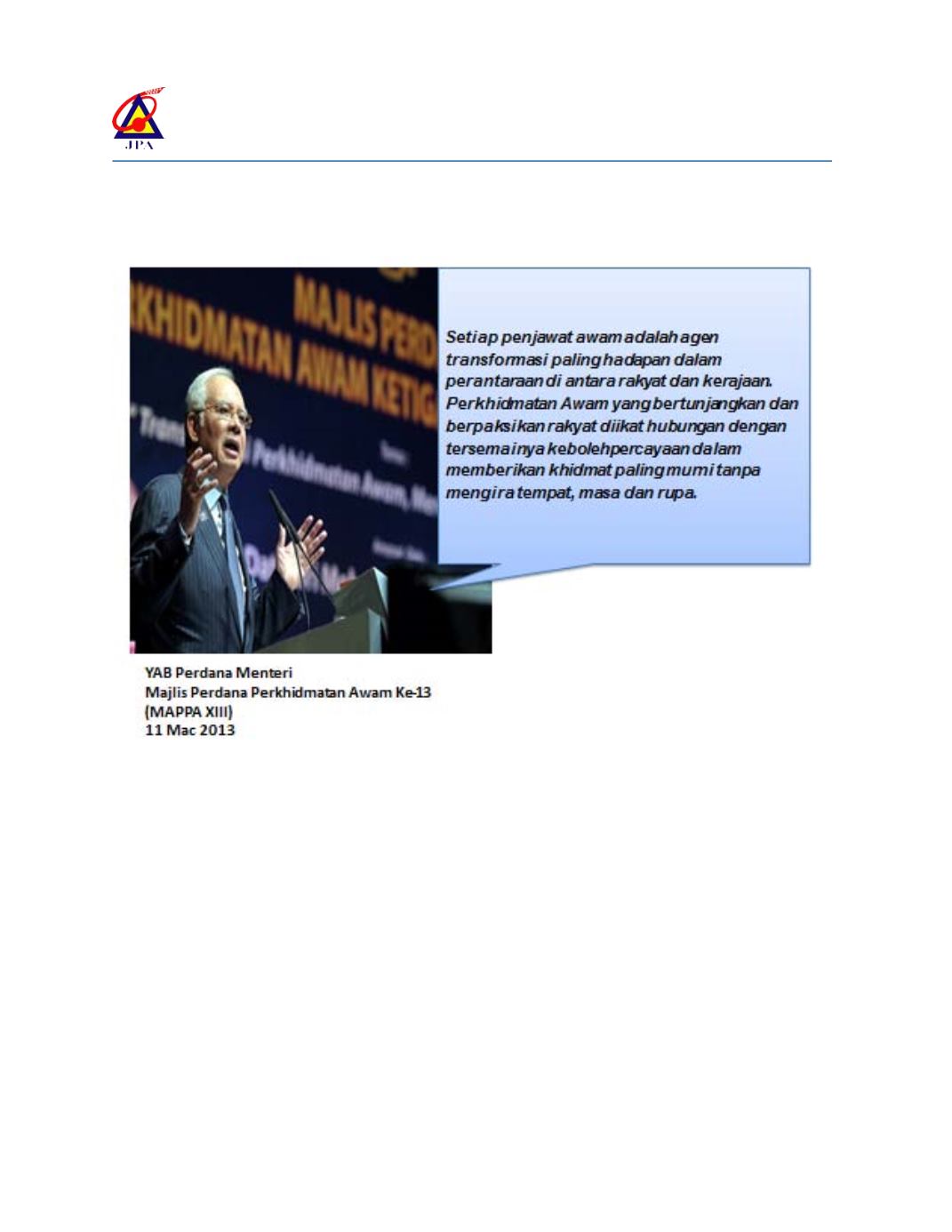 Manual Penyediaan Pelan Transformasi Perkhidmatan Awam